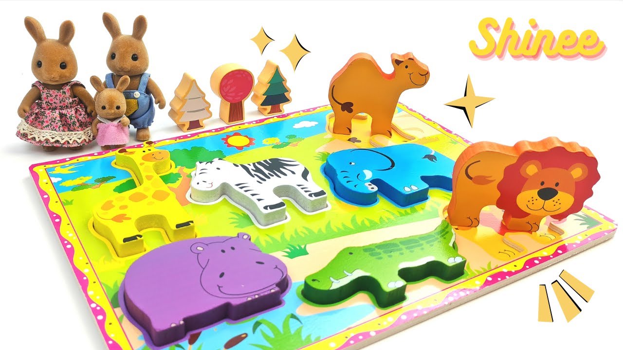 Animal Puzzle | Join the Rabbit Family to Visit Shinee Zoo and Learn ...