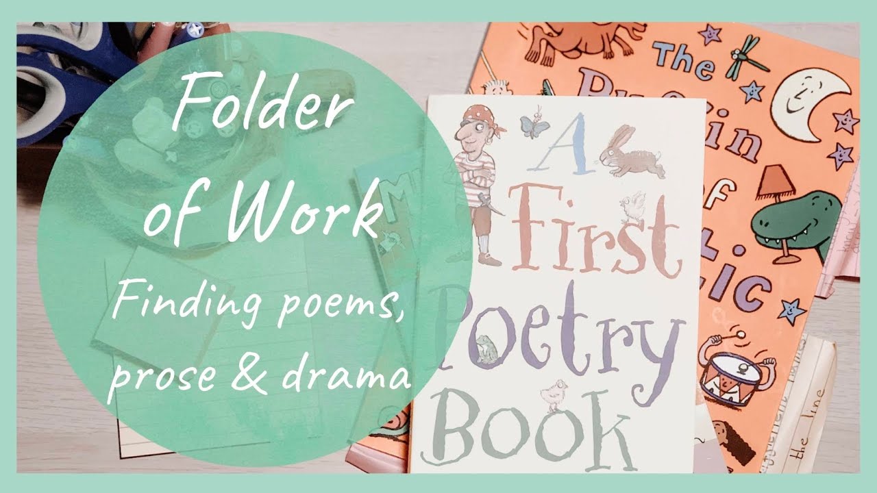 Folder of Work (Grade 1-4) | Contents of your Folder & Finding Poems ...