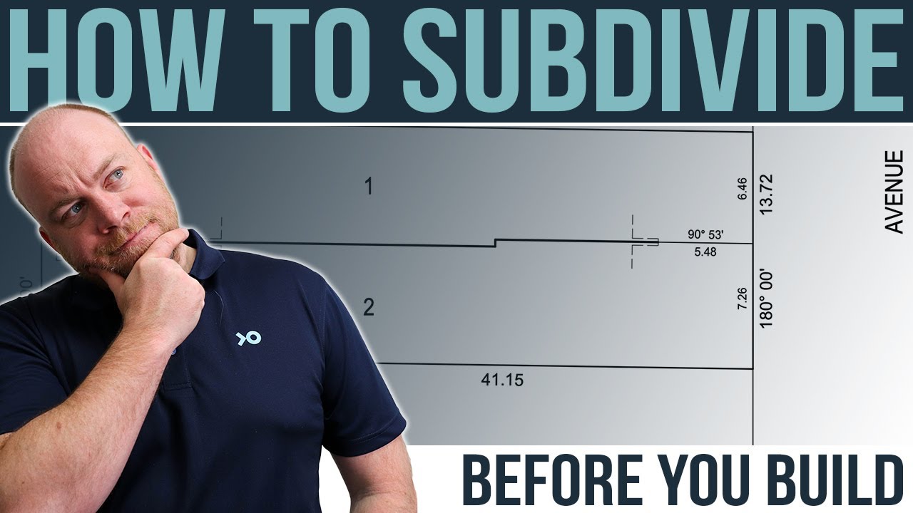 How to Subdivide Your Block Before Building - YouTube