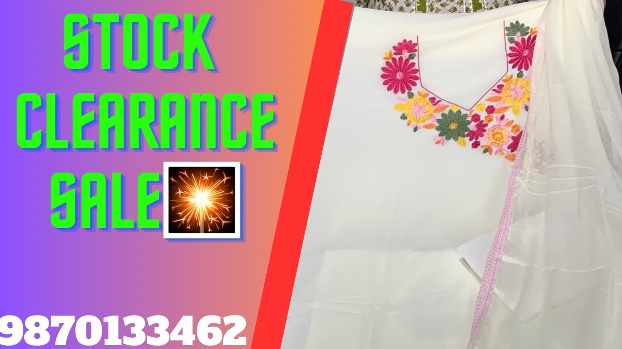 STOCO CLEARANCE SALE || INSTAGRAM DESIGNS || ORDER NOW 📲9870133462 ...