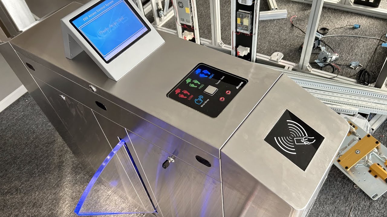 ESD Turnstile Gate System, Mairs ESD Turnstile Gate Demo ...