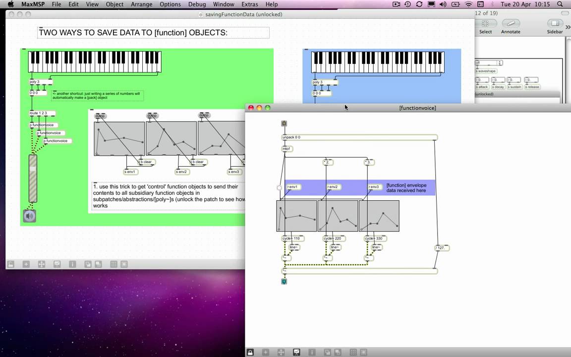 Max MSP Tutorial 07a8: Polyphonic Additive Synthesis Model - YouTube
