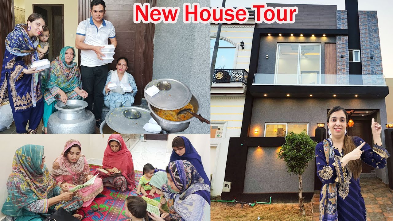 New Ghar Ka Complete Tour | New Ghar Ki Khushi Me Daighy Pakwai Or ...