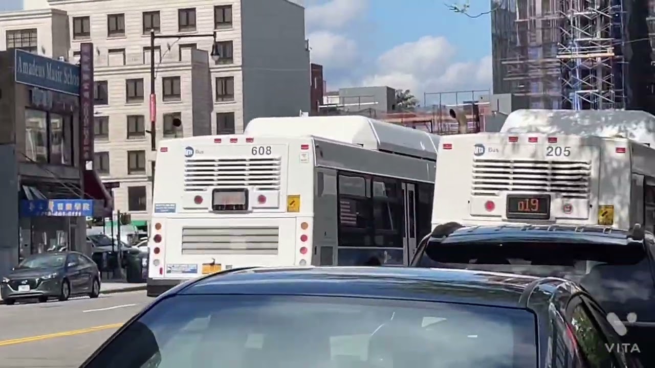 MTA Bus action at Flushing Main Street - YouTube