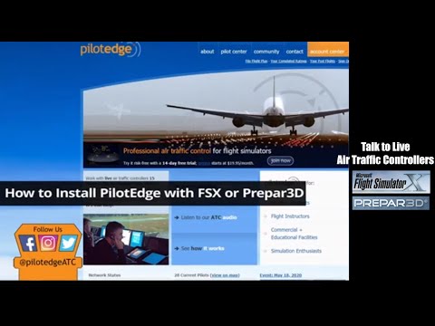 How to Install PilotEdge into FSX/Prepar3D - YouTube
