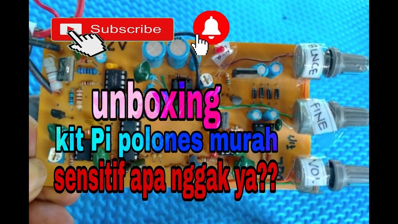Unboxing kit metal detektor Pi polones murah,#metel detektor palopo ...