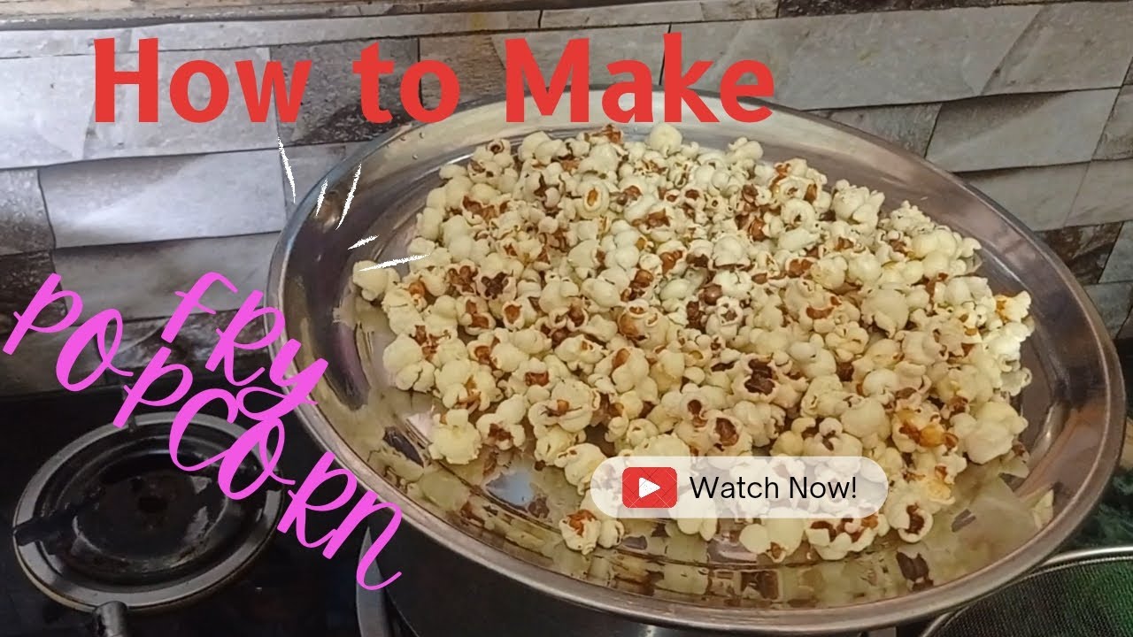 HOW TO MAKE POPCORN FRY NEW TRY 🍿 #vlog 🧿 - YouTube