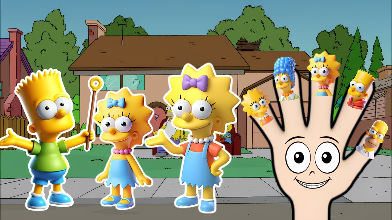 Best Simpsons Finger Family Song for Kids - YouTube