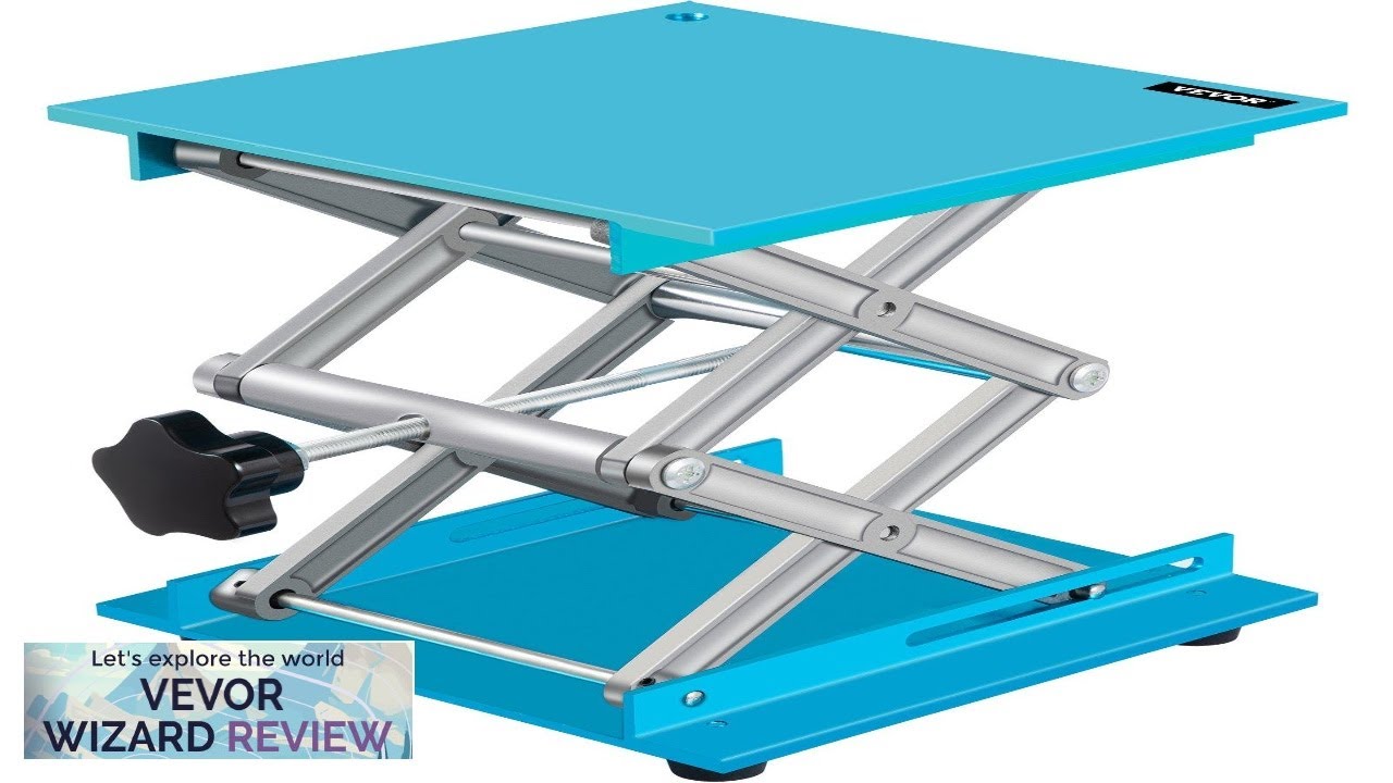 VEVOR Lab Jack Stand 8" x 8" Aluminum Oxide Lab Lift Jack Review - YouTube