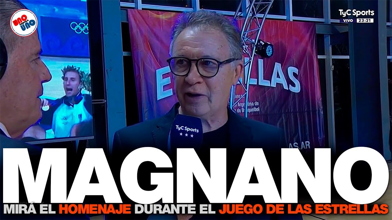 EMOTIVO homenaje a RUBÉN MAGNANO en el 35° JUEGO DE LAS ESTRELLAS ⭐🏀 ...