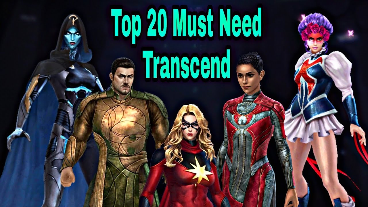 Must Need Transcend Characters Rank And Top 20 Transcend Characters ...