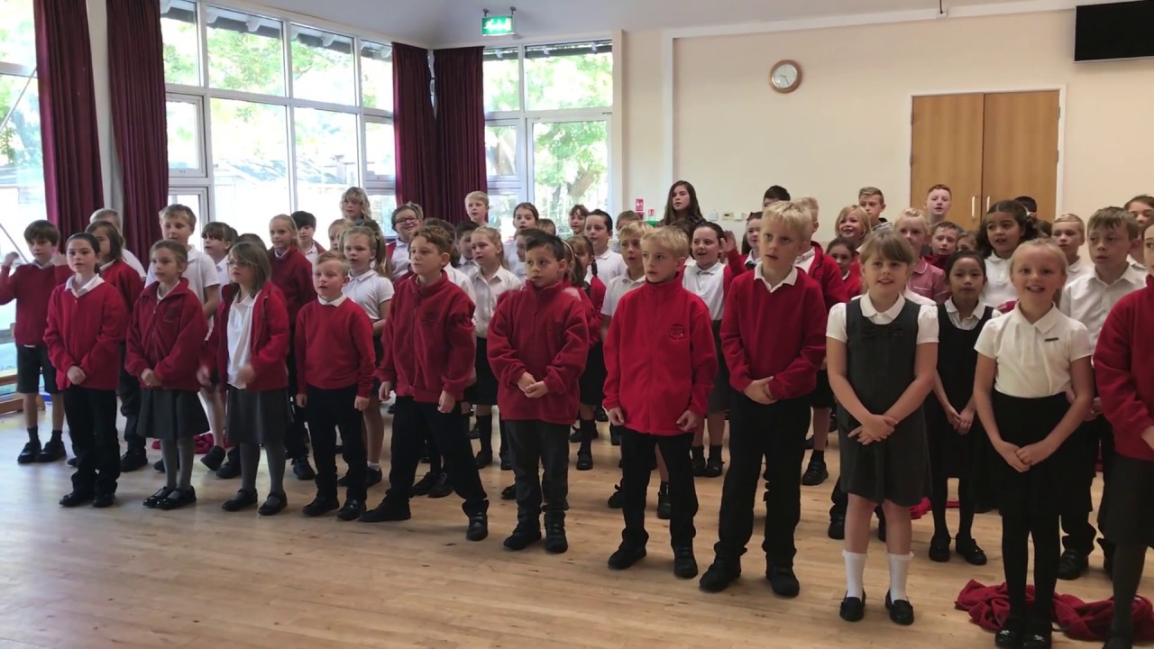 Hythe Primary (year 3/4 and a few 5/6s) sing 'Together We Can' - YouTube