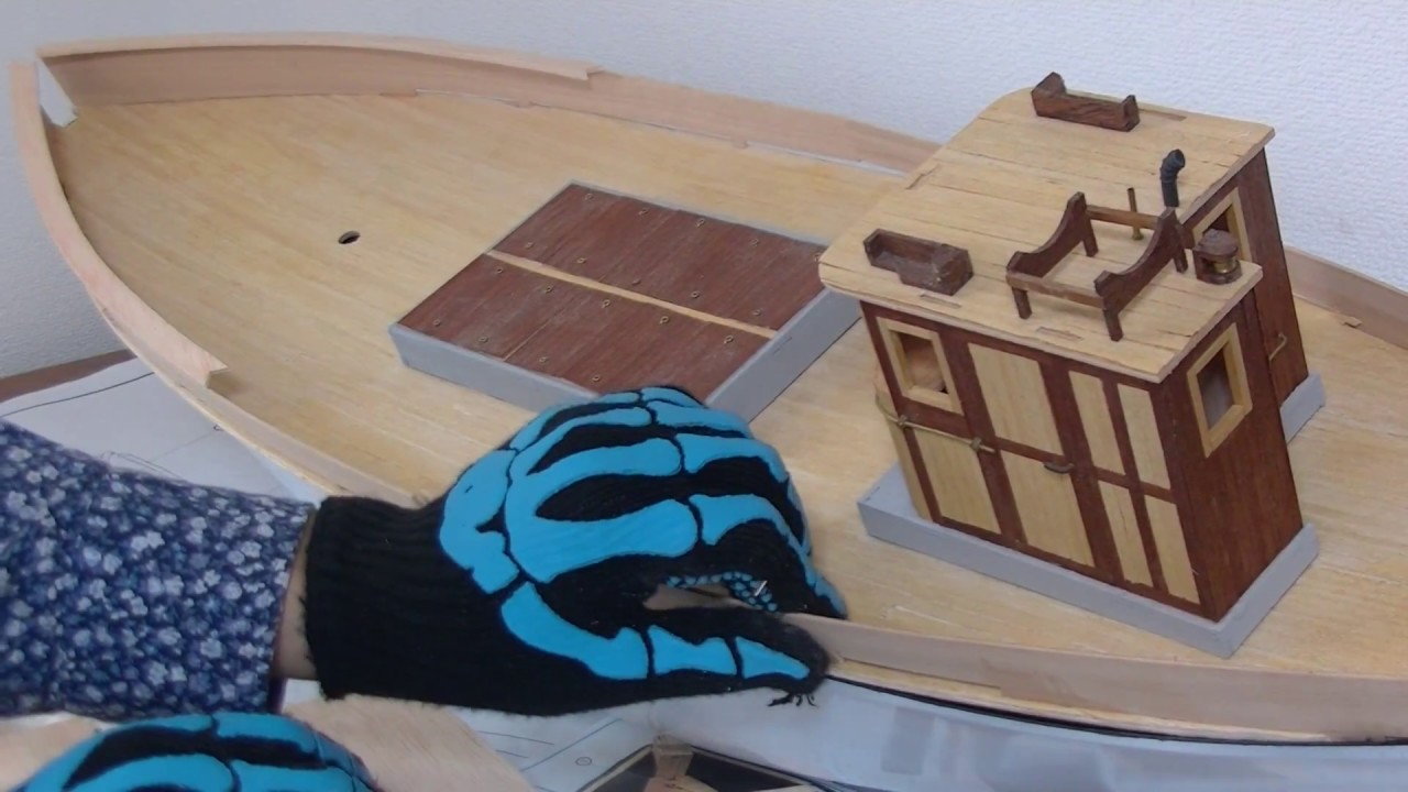 ARTESANIA LATINA HELLEN RC boat building project chapterⅡ-2 - YouTube