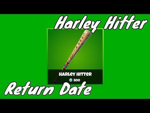 Harley Hitter pickaxe return date! (Fortnite) - YouTube