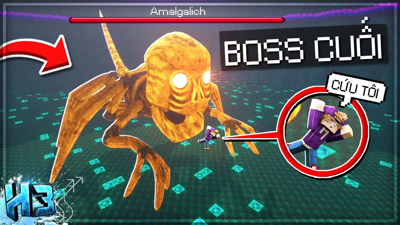 H3 Cùng NoobTeam Triệu Hồi và Tiêu Diệt BOSS CUỐI AMALGALICH Cực Mạnh ...