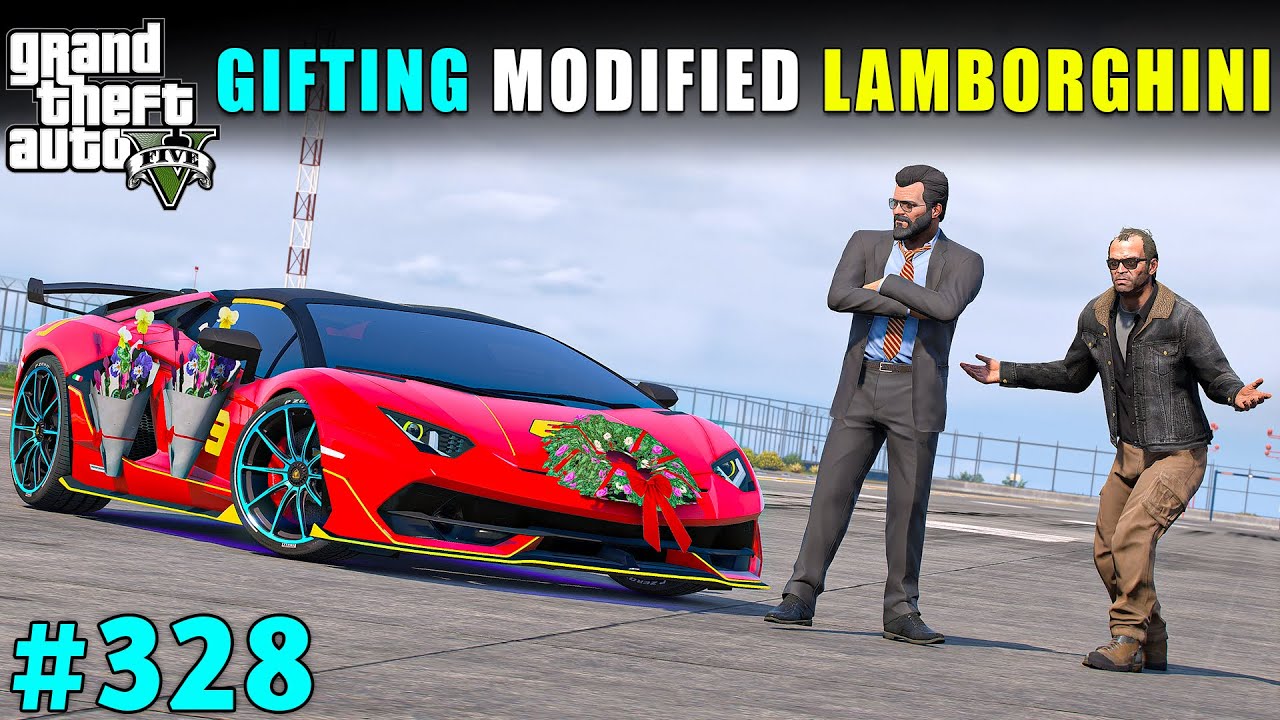 MICHAEL GIFTING ULTRA MODIFIED SUPER CAR TO TREVOR | GTA V GAMEPLAY ...