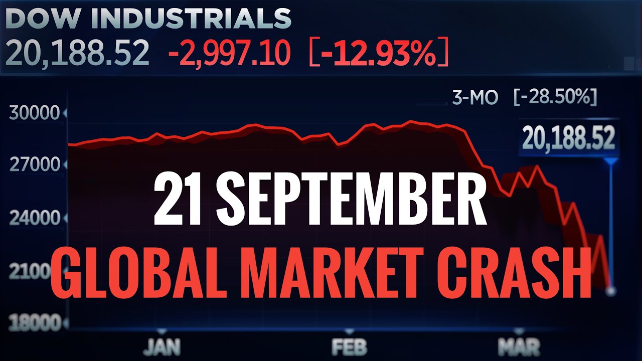 Global crash coming ! nifty tomorrow prediction | 21 September global ...