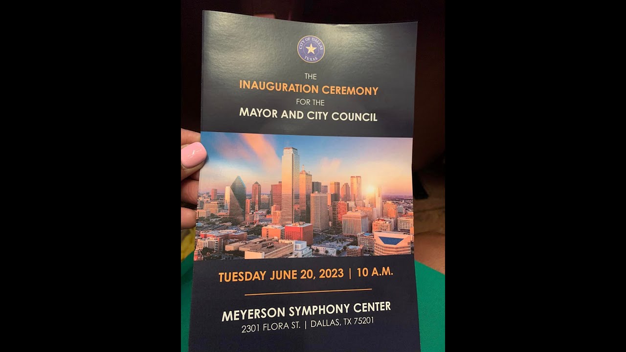 Inauguration Ceremony For The Mayor and City Council - YouTube