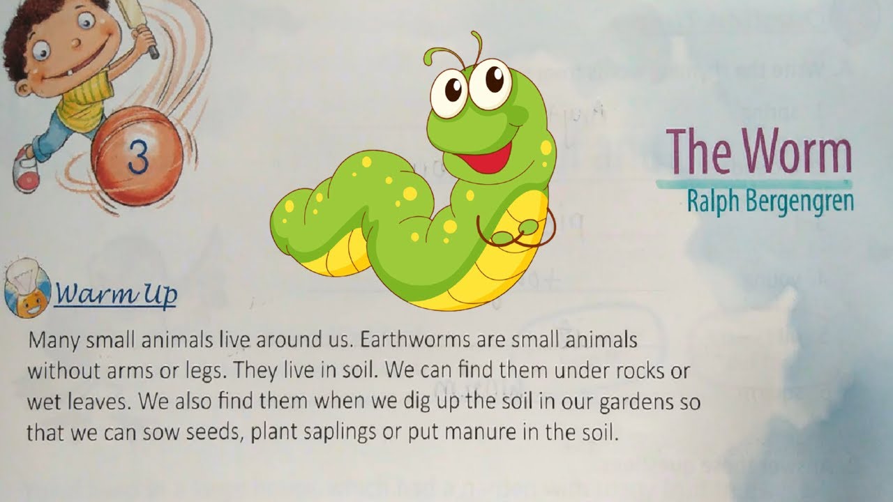 The Worm Class 3 English | The Magic Carpet | Poem The Worm Explained ...