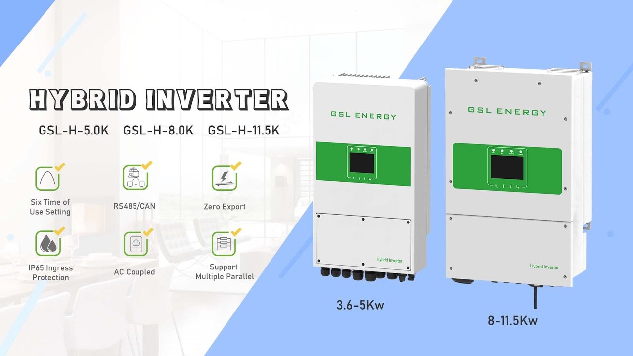 GSL ENERGY Solar Inverter Mppt 3.6Kw 5Kw 8Kw Single Phase 48V Solar ...