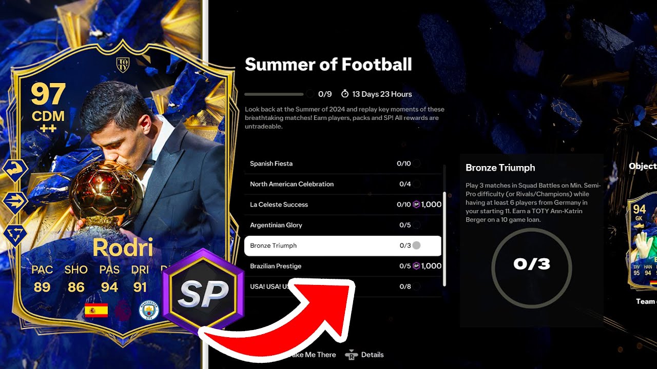 How to Complete Summer of Football Objectives in FC 25 - YouTube