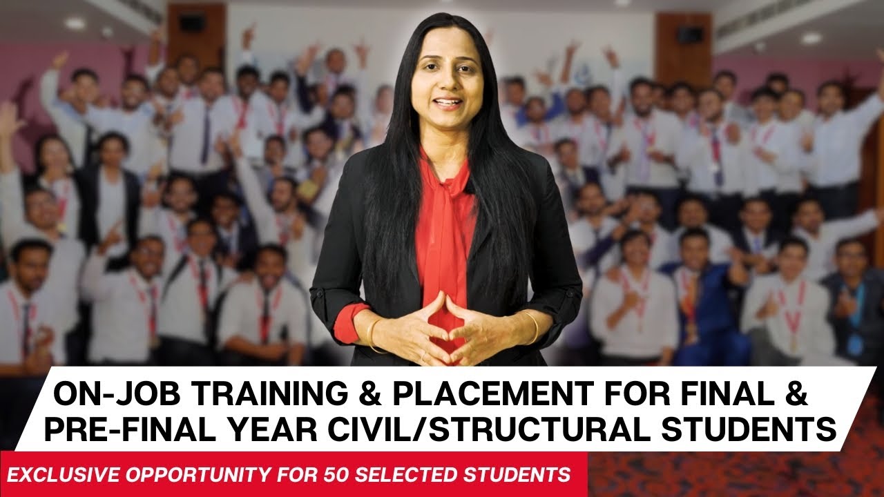 📢 ON-JOB Training & Placement for Civil/Structural Students! - YouTube