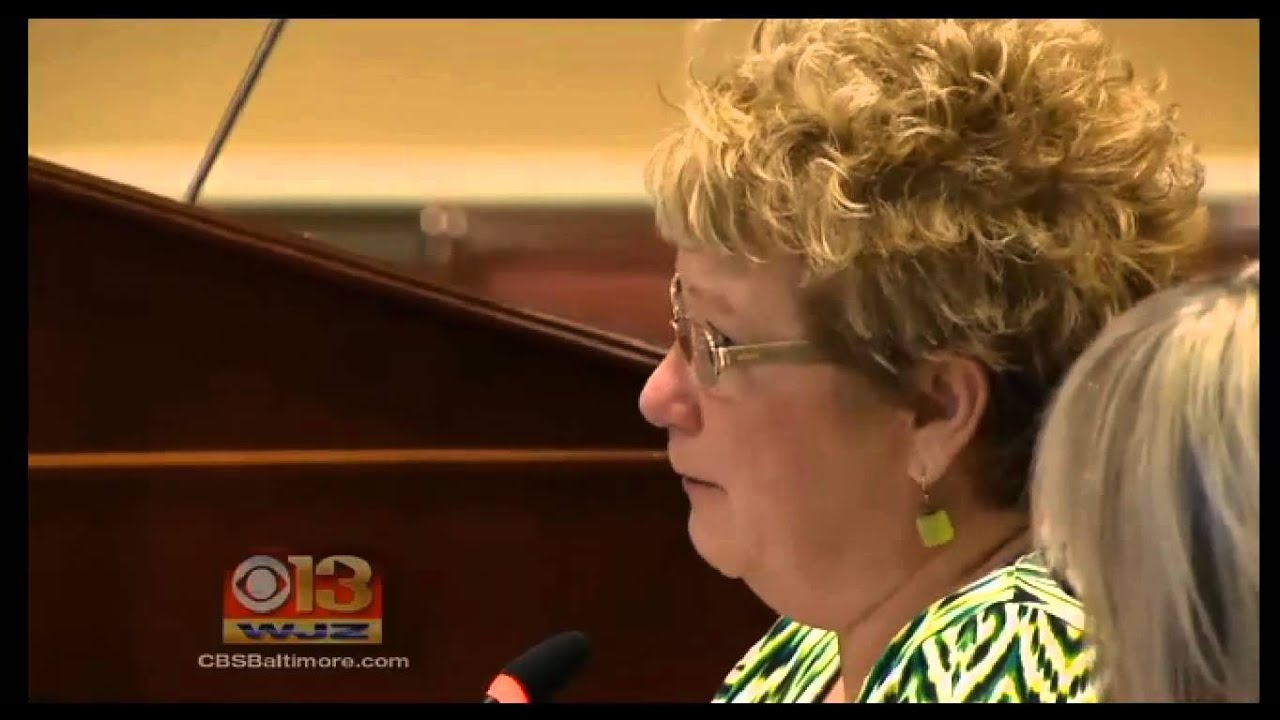 Patti Saylor in support of MD SB853 - YouTube