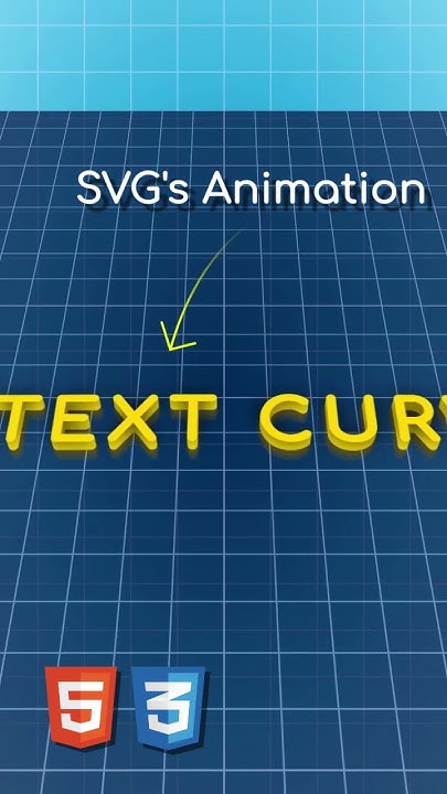 CSS 3D Text bent by HTML SVG Animation #shorts @jmc23id - YouTube