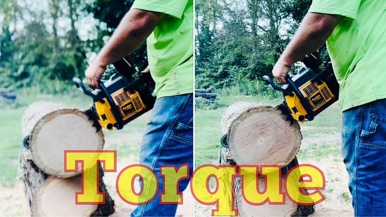 How Does Torque Effect Cut Speed? Testing Chainsaw Chain With Torque ...