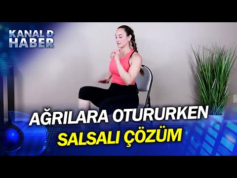 Ağrılarla Otururken Salsalı Çözüm! Her Saat Başı 3 Dakikada Oturarak Salsa