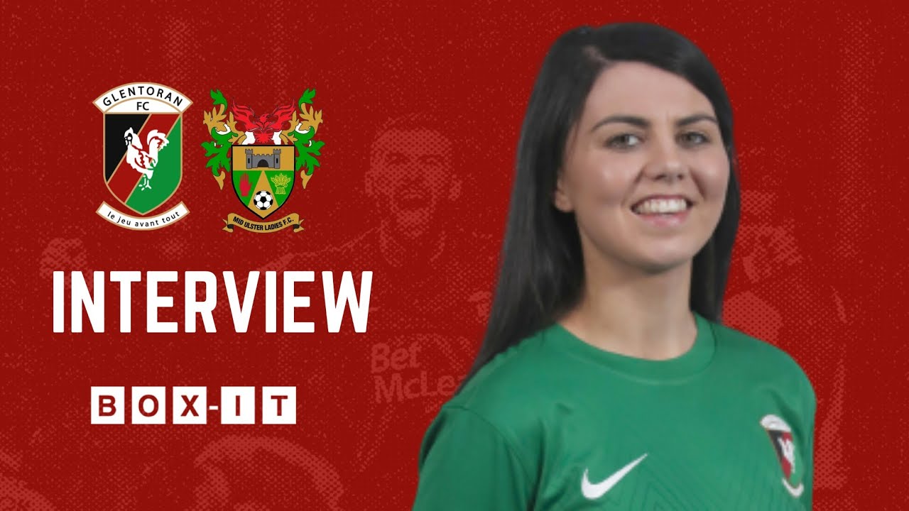 Interview | Jess Foy - Post Match Mid Ulster Ladies [10-1] - YouTube