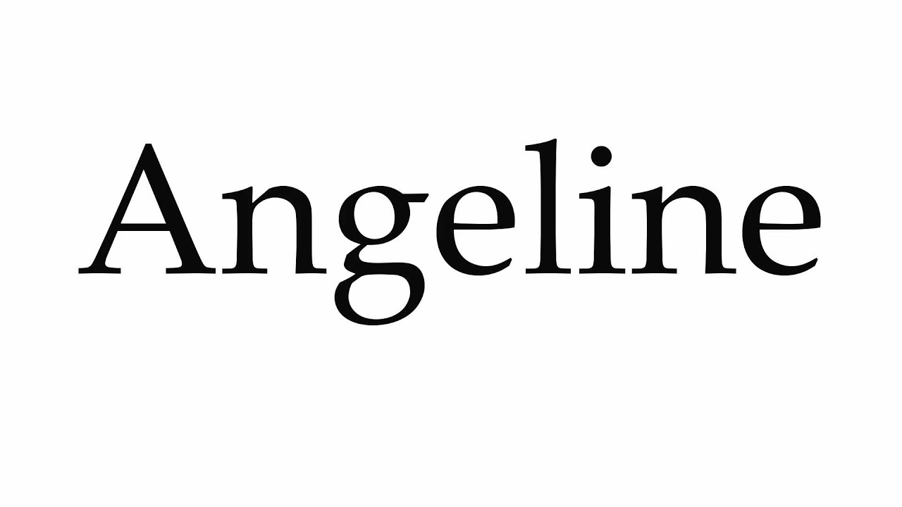 How to Pronounce Angeline - YouTube