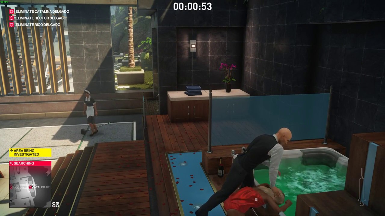 Hitman 2 - Not my job, just cleaning. - YouTube