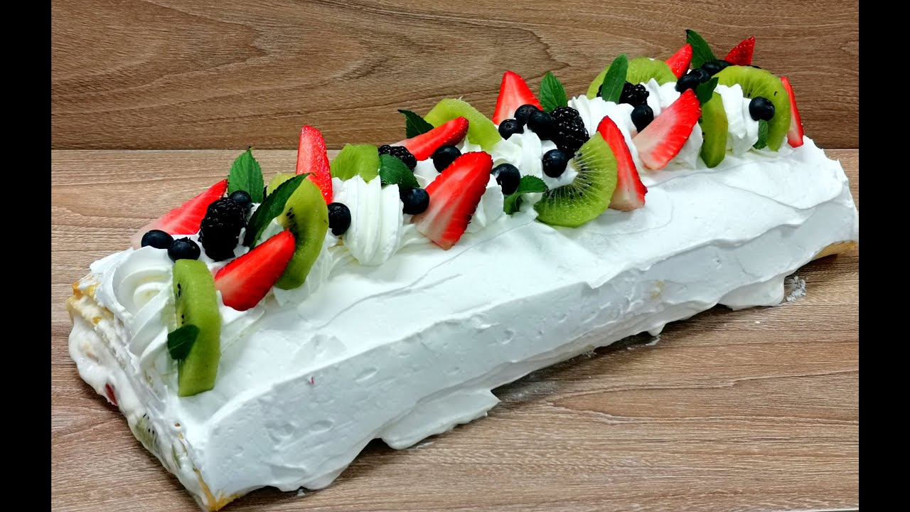 COMO PREPARAR ROLLO DE FRUTAS - YouTube