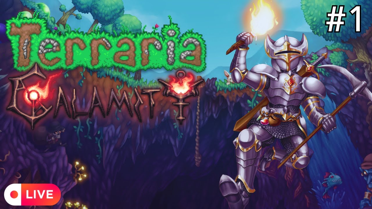 MI PRIMER DIA EN CALAMITY 💀🌳 - Terraria: Calamity Mod #1 - YouTube