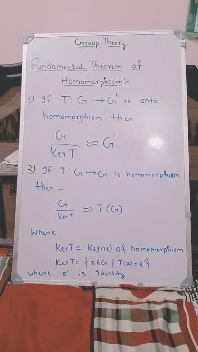 Fundamental Theorem of Homomorphism/Group Theory/IIT JAM/CUET/Entrance Exams for MSC - YouTube