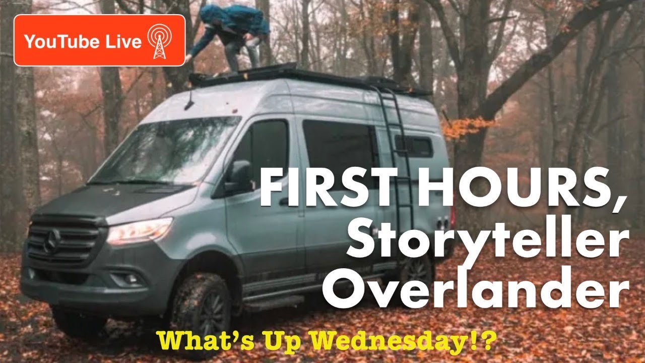 FIRST REACTIONS Overnighting in Storyteller Overland Adventure Van on ...