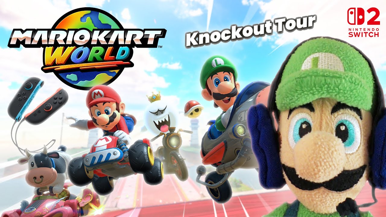 [IT'S TIME TO RACE!] Luigi Plays Mario Kart World - YouTube