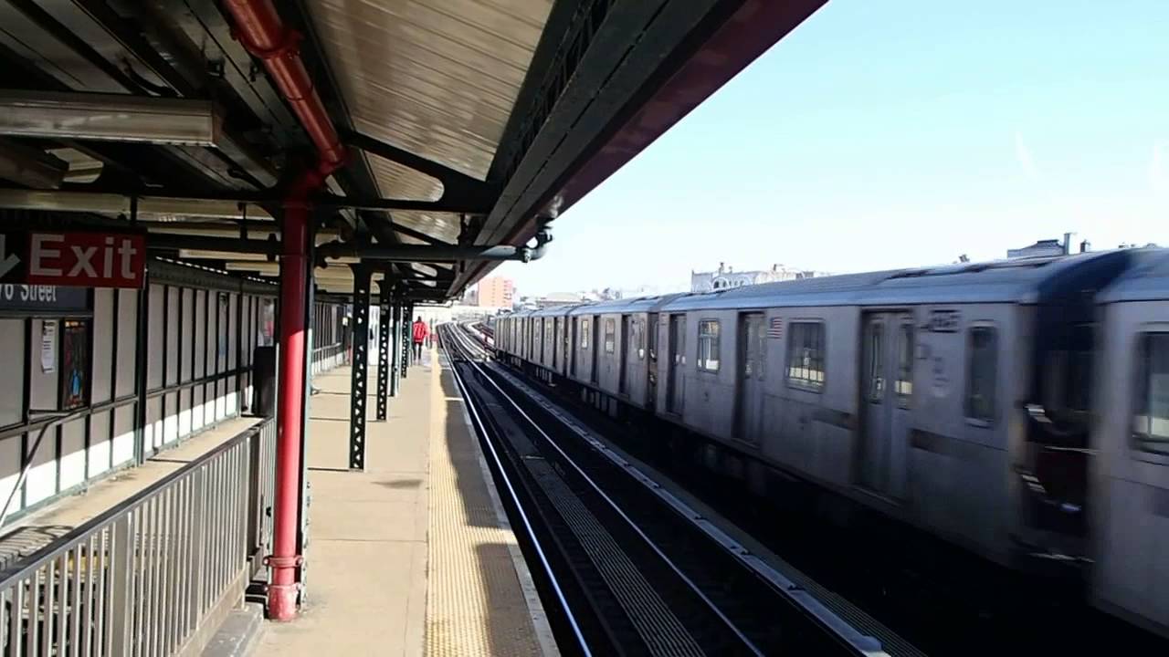 MTA New York City Subway R142 (4) Train bypasses 176 Street - YouTube