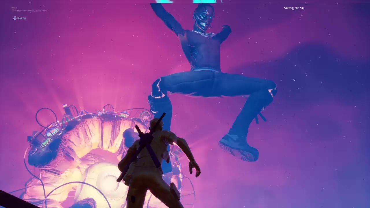 Travis scott event fortnite - YouTube