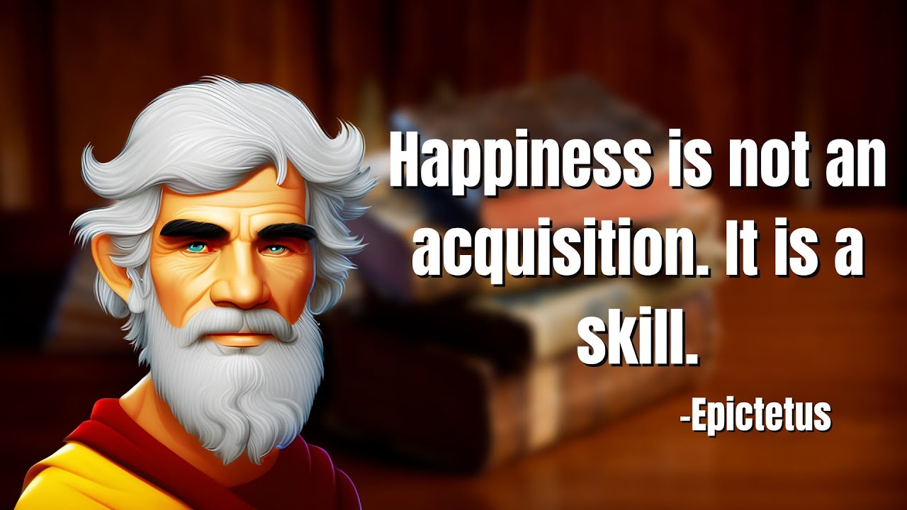 Unlocking True Happiness: Epictetus' Surprising Secret - YouTube