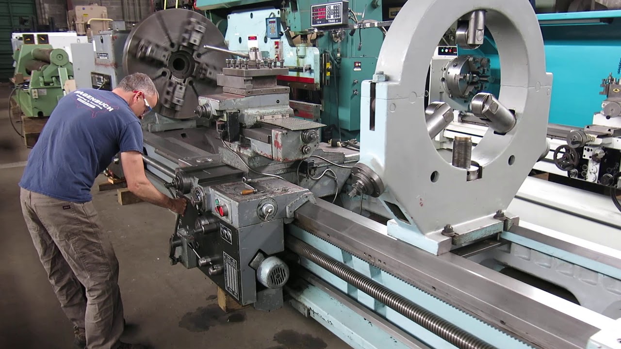 TOS SU125 Lathe 49" x 160" @ Mullin Machinery of NJ - YouTube