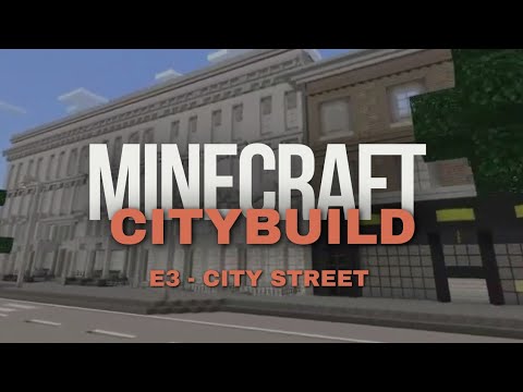 Minecraft city build - City Streets - YouTube