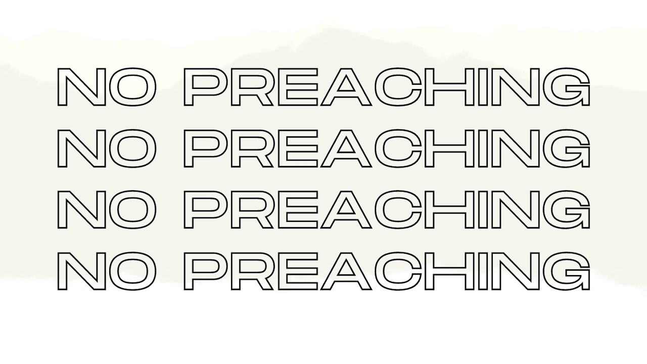 No Preaching - YouTube