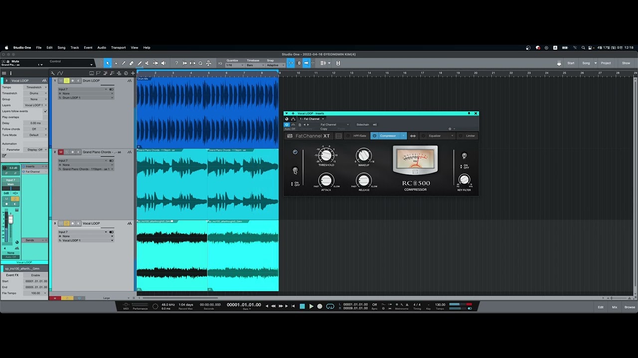 Fat channel RC500 - Vocal OFF/ON - YouTube