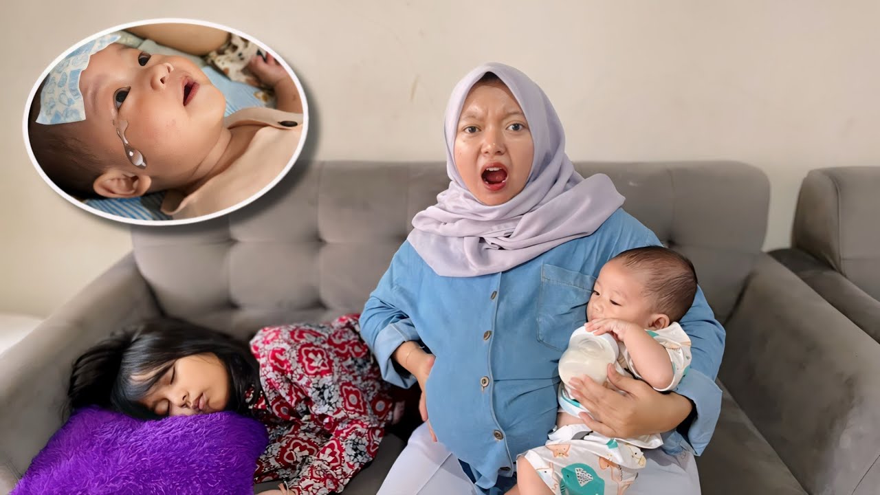 TANGAN DAN KAKI BAYI AKSA SAKIT HABIS DISUNTIK | Nangis Disuntik ...