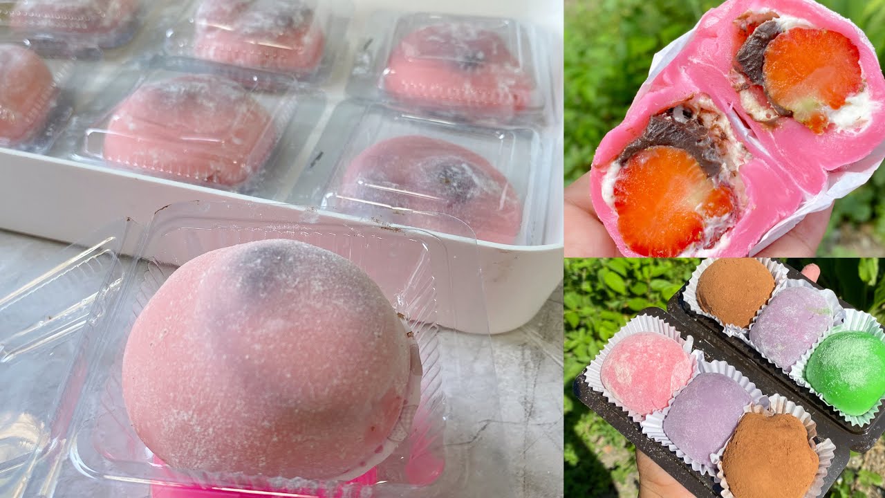 Mochi tanpa kukus Sangat Gampang di Buat |Daifuku mochi molor - YouTube