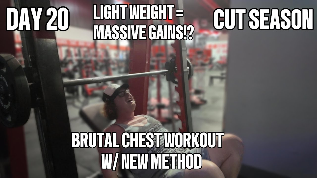 The Cut - Day 20 (THE MOST BRUTAL CHEST DAY TO DATE) - YouTube