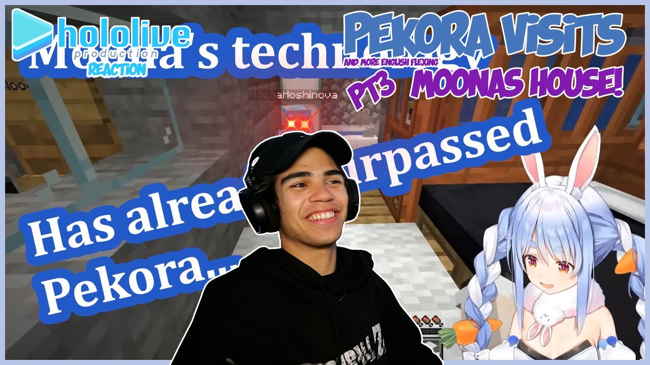 PEKORA VISITS MOONA'S HOUSE AND FLEXES HER ENGLISH | PEKOMOONA ARC PART ...