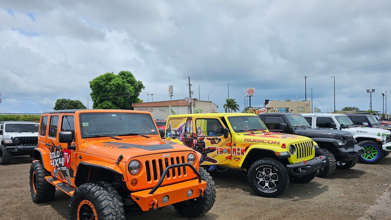 2DO ..GO TOPLEES JEEP PR Salinas Puerto Rico y Cumpleaños del Jun Jun ...